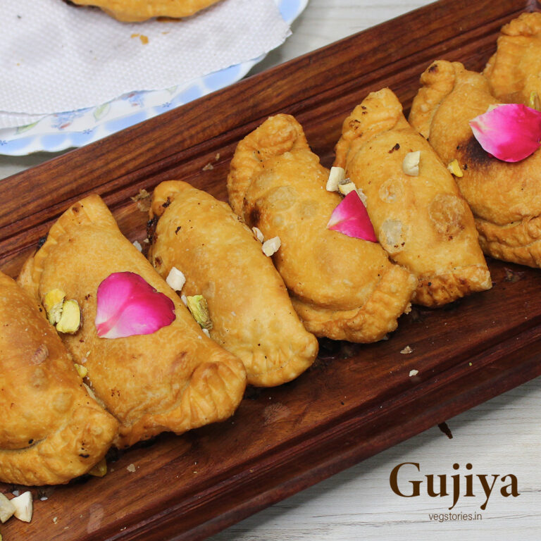 Gujiya Recipe | How to make Gujiya - vegstories