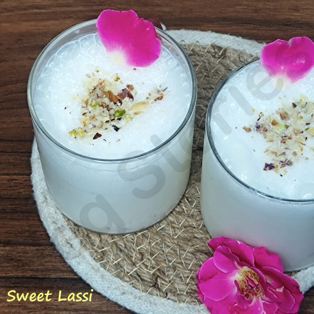 Sweet Lassi | How to make Sweet Lassi | (Punjabi Lassi) - vegstories
