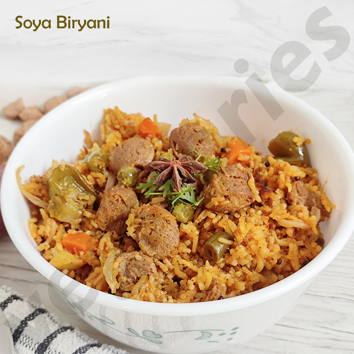 Simple Soya Biryani Recipe for Healthy Meals - vegstories